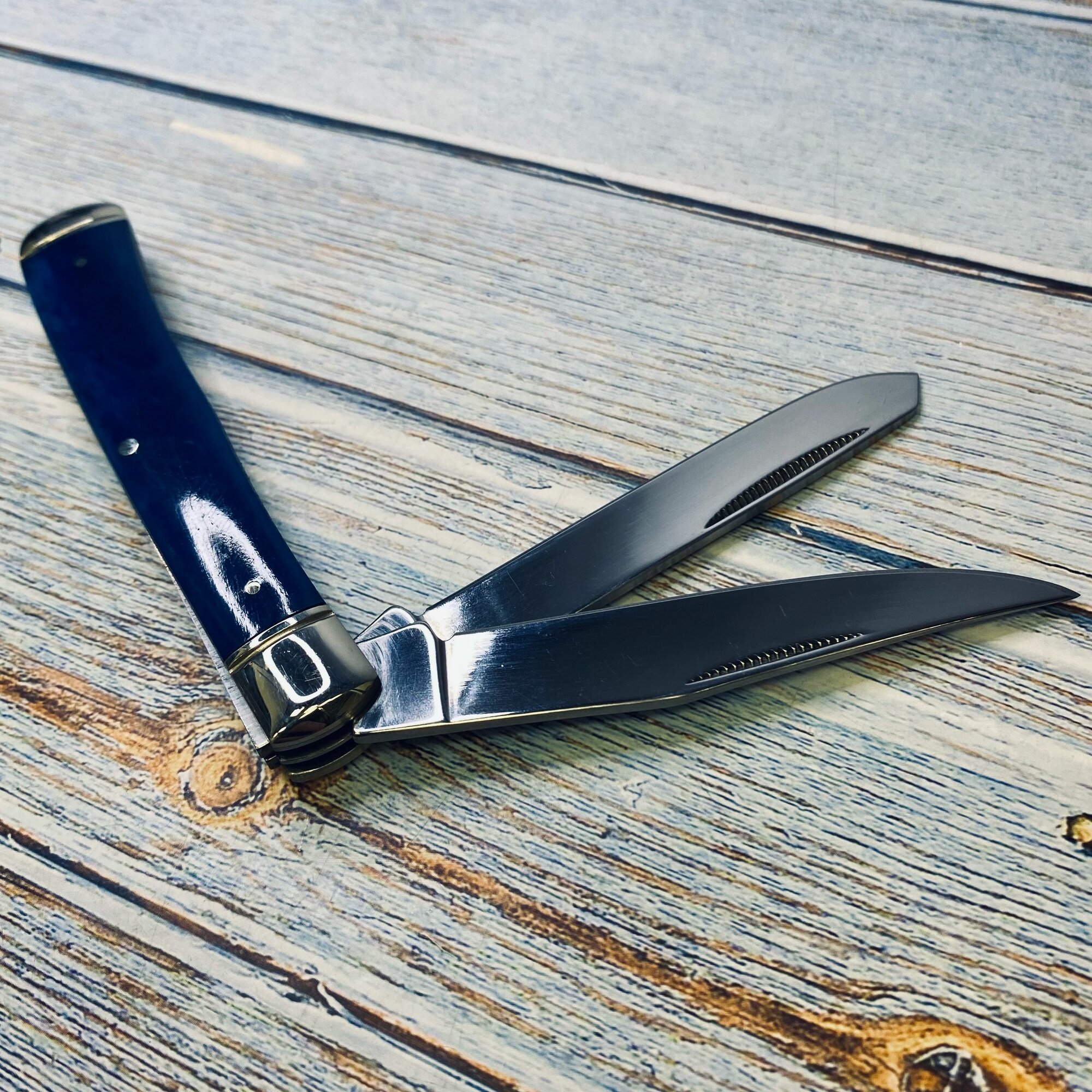 Складной нож Cold Steel Trapper Blue Bone, CSFLTRPRB