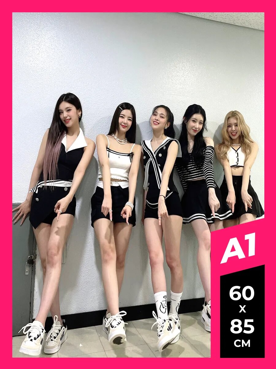 Постеры итзи ITZY 10, матовая фотобумага премиум качества, интерьерный