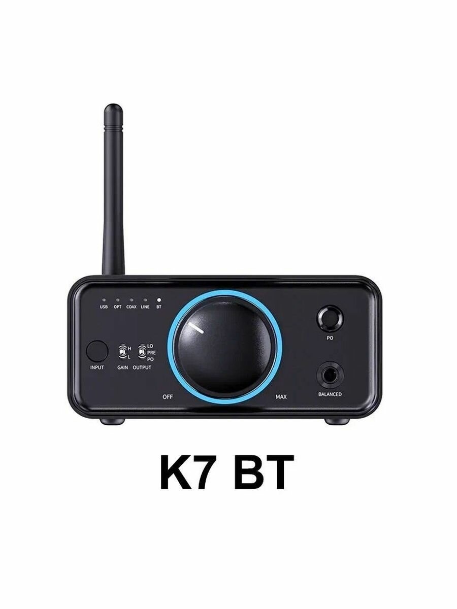 FiiO K7BT сбалансированный HiFi DAC усилитель для наушников AK4493S*2, XMOS XU208 PCM384kHz DSD256