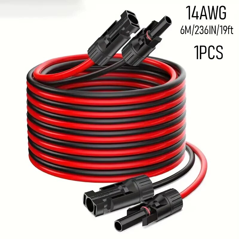 Кабель для солнечных панелей 14AWG 6м (19ft)
