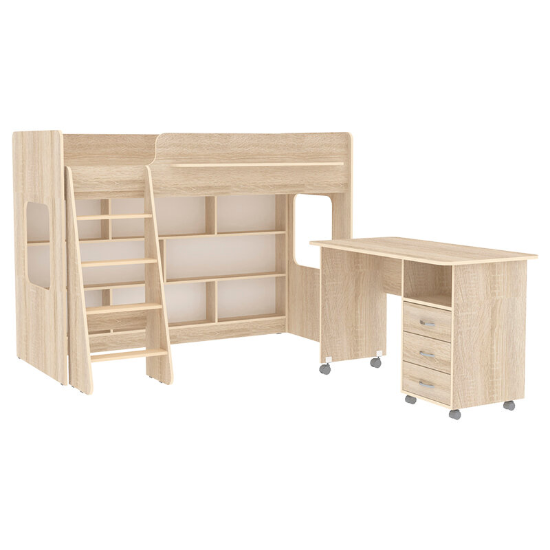 Детская кровать Л-26.6 Дуб Сонома Дуб Сонома