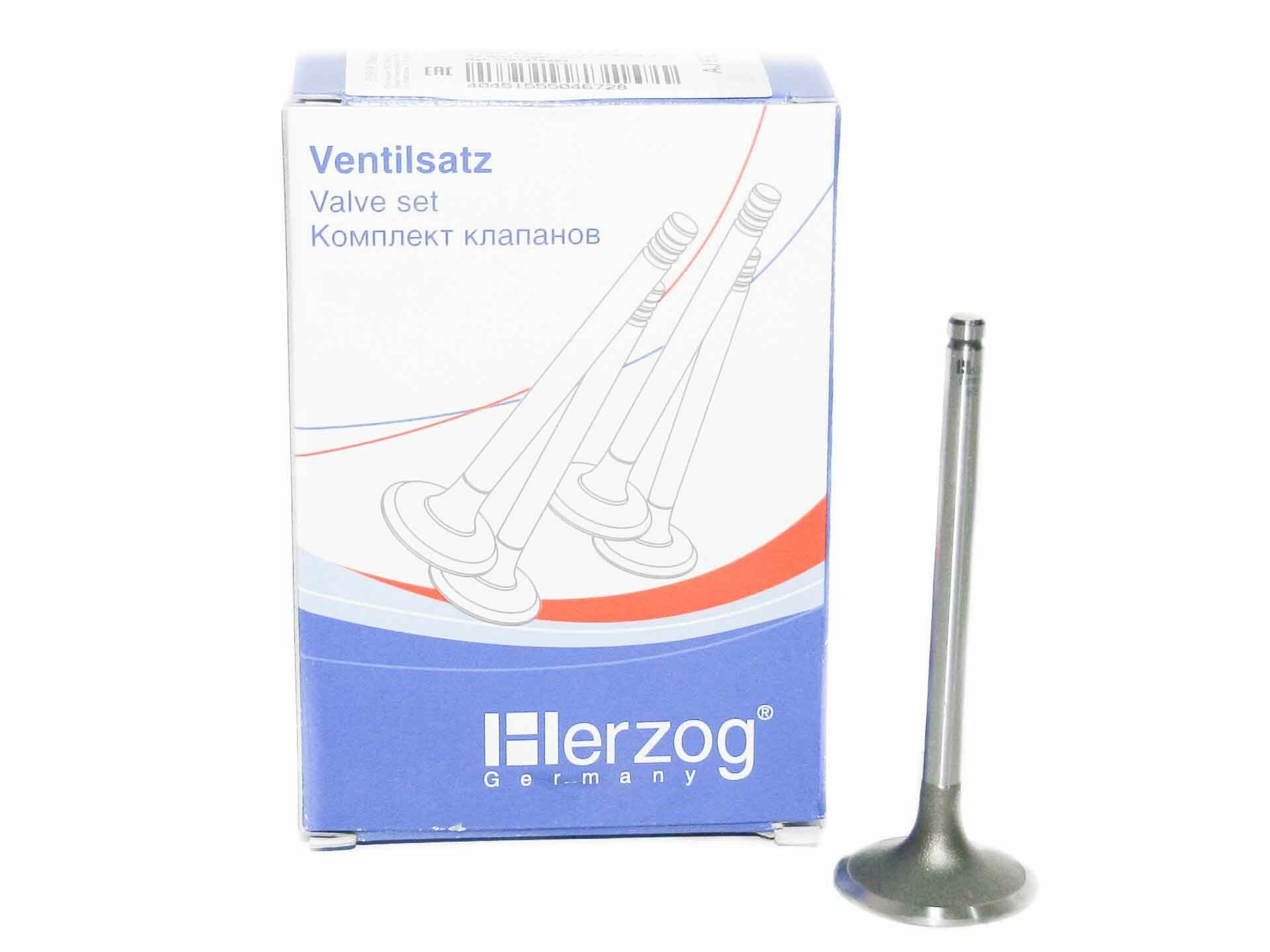 Клапана Logan Largus.Sandero Clio Megane 1.2 1.6 8 кл. впускные к т 4шт. Herzog