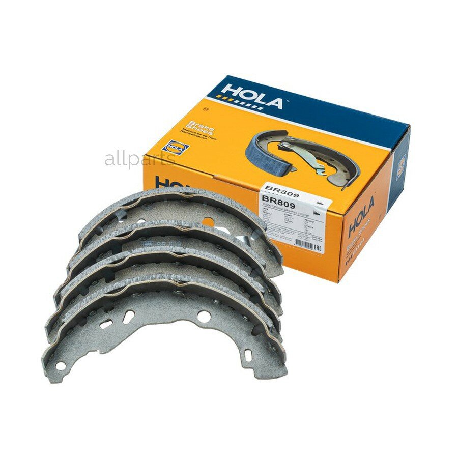 HOLA BR809 Тормозные колодки барабанные (BCH 203x38), задн.