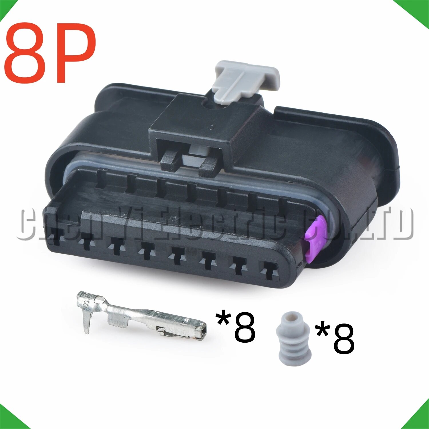 8P 8-контактный автомобильный разъем B Female