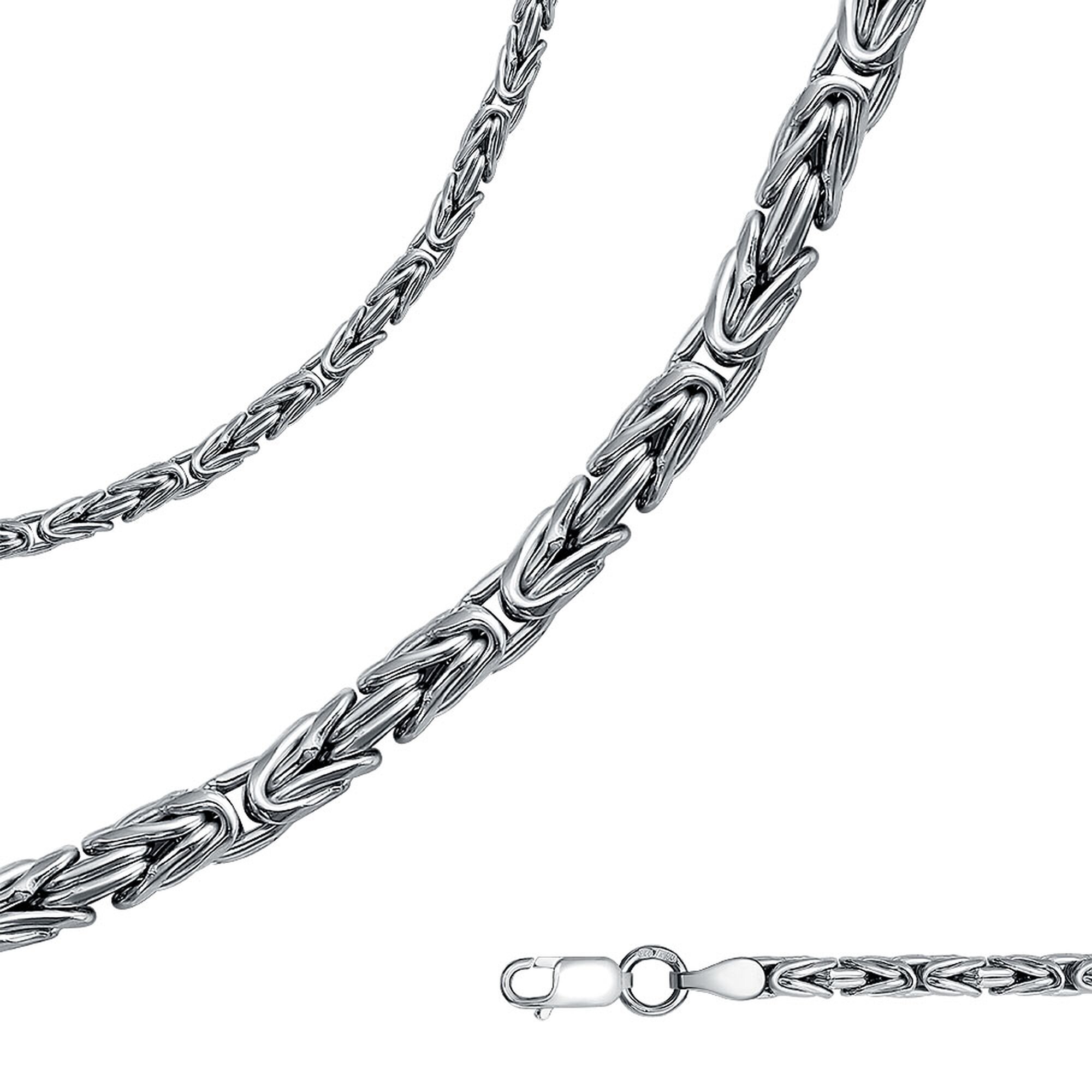 Цепь серебро, 925 проба, родирование