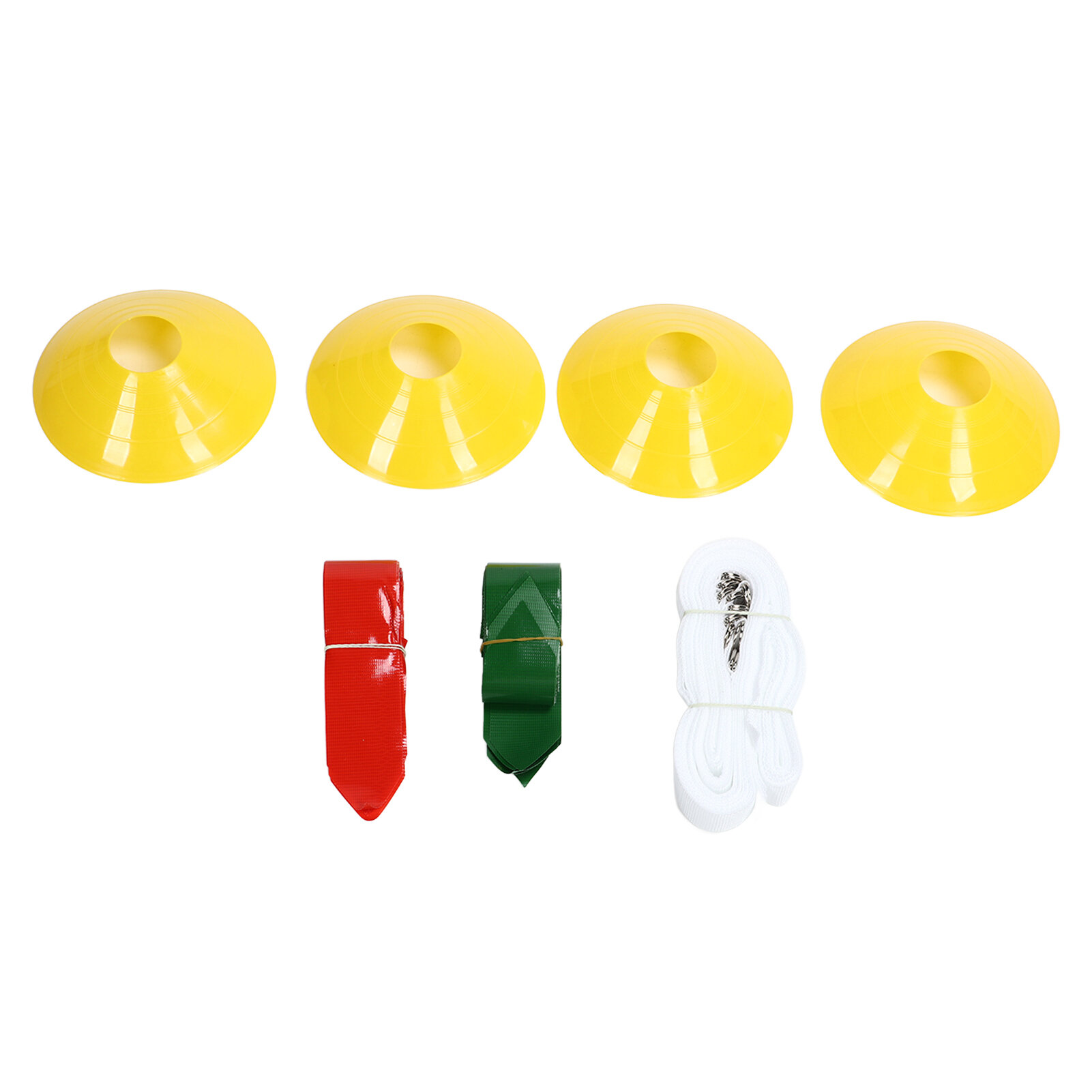 Набор для футбола с флагом, футбольные пояса для 10 игроков, комплект флагов, 10 ремней, 30 флажков, 4 конуса для игры в красный и зеленый цвет