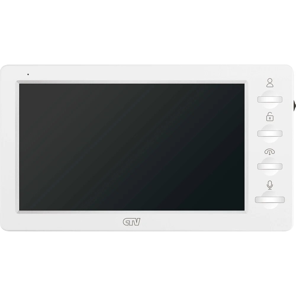Монитор видеодомофона CTV M3702 Gamma W, формата AHD с IPS экраном 7, со встроенным источником питания, белый