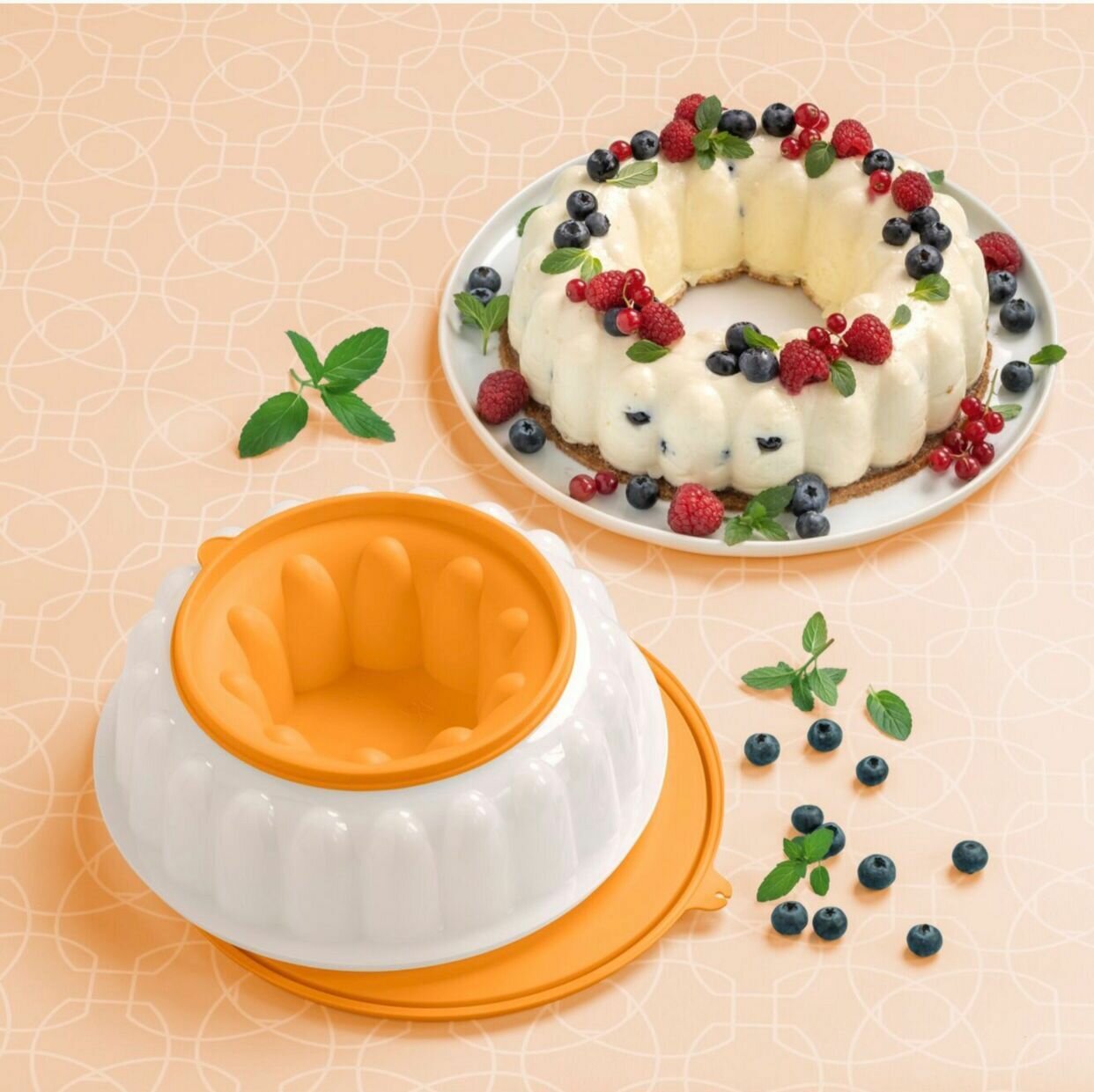 Форма Tupperware "Желе", для десертов, холодца, салатов, 1.5 л