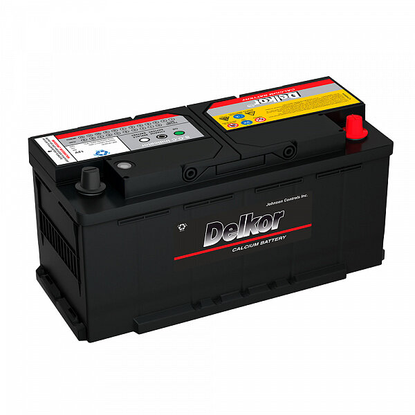 Аккумулятор DELKOR 61038 6СТ-110 АЧ обр. 393x175x190