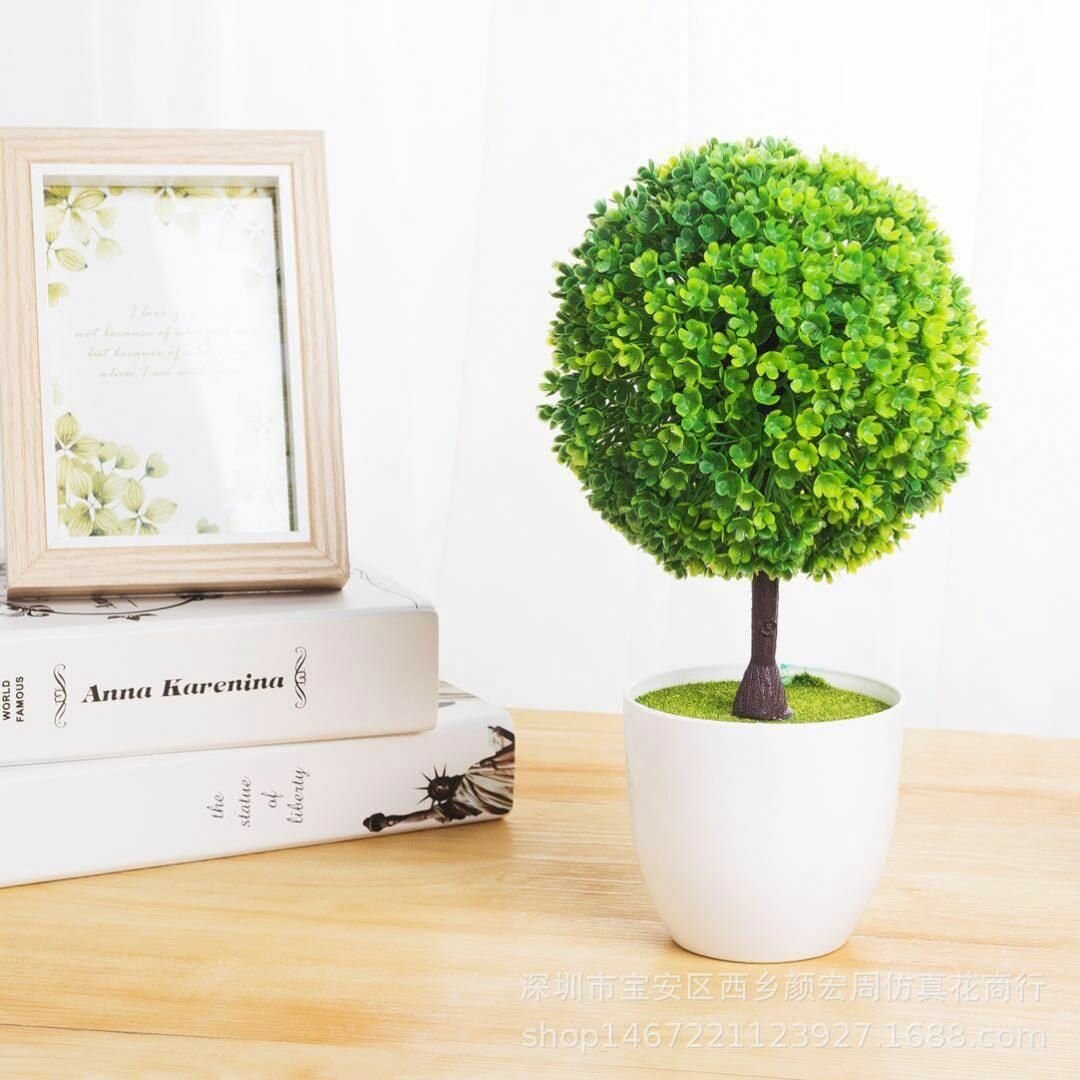 Искусственные растения для дома и офиса, не требующие ухода, из экопластика Сертификат безопасности для интерьера и ландшафта