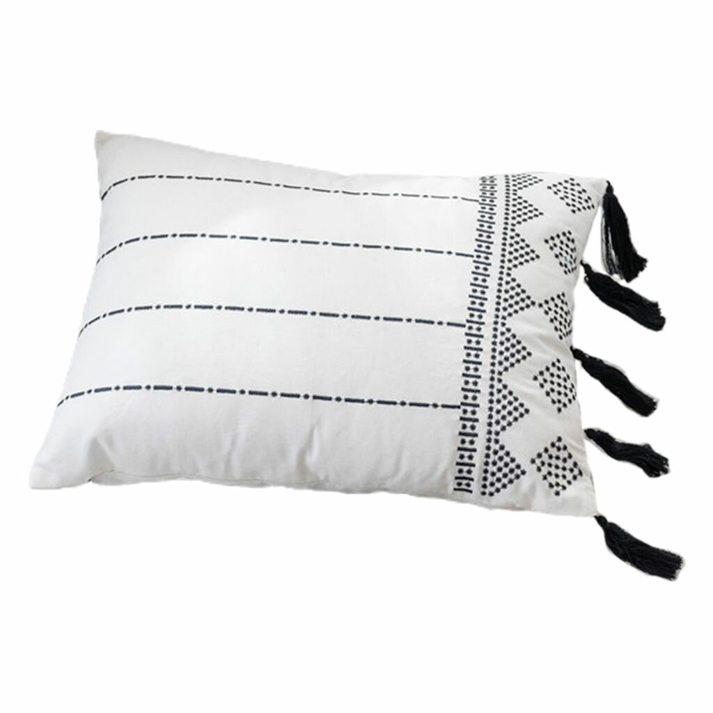 (1 штука) чехол для диванной подушки ins-белый