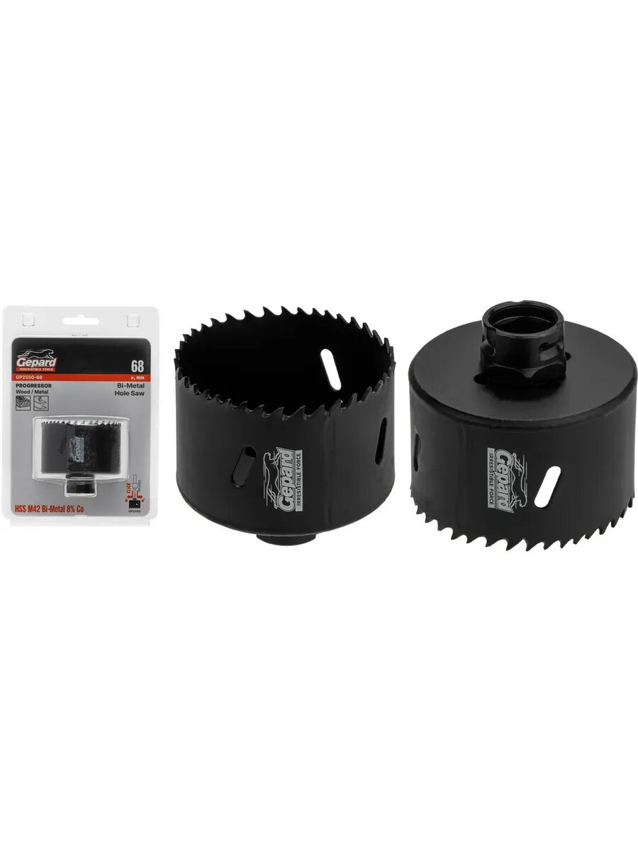 Коронка биметаллическая 68 мм GEPARD Progressor (GP2550-68)