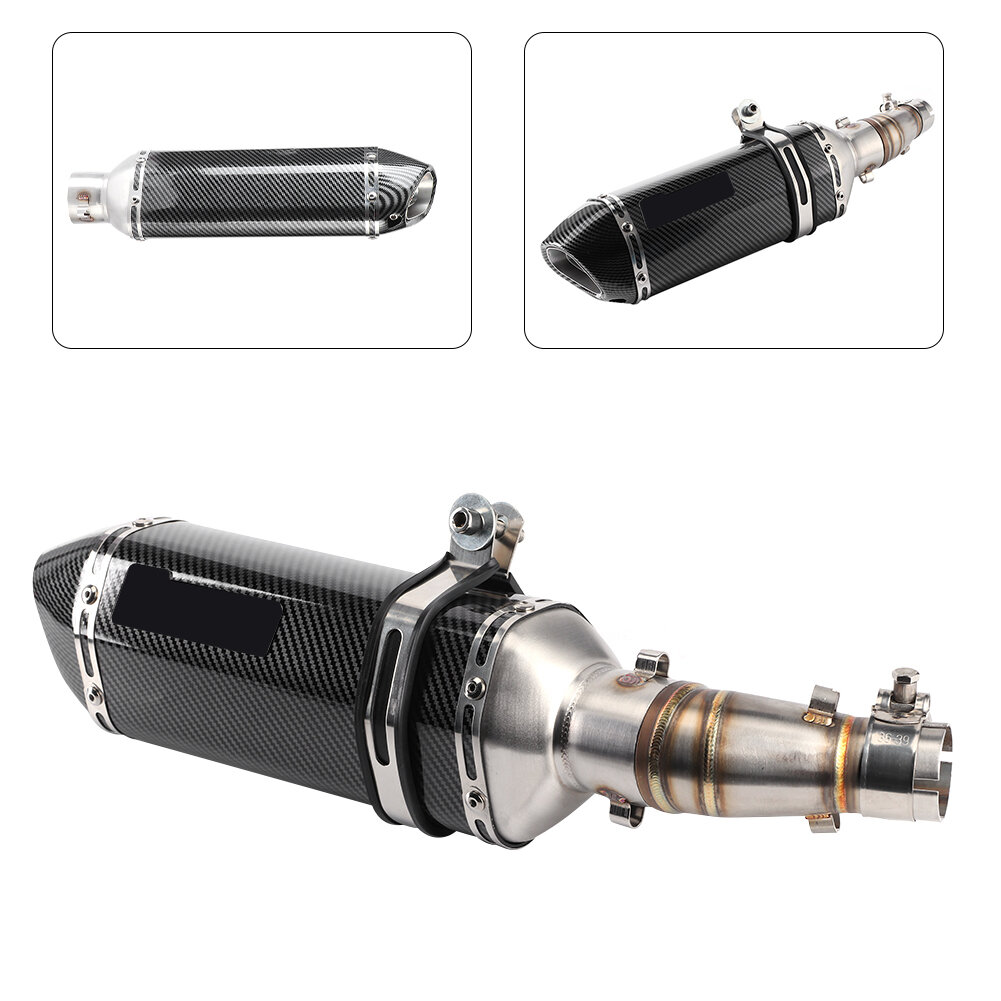 Выхлопная система MidPipe SlipOn глушитель с DB Killer подходит для Kawasaki Ninja 250R 250 300 Z250 Z300 20082017