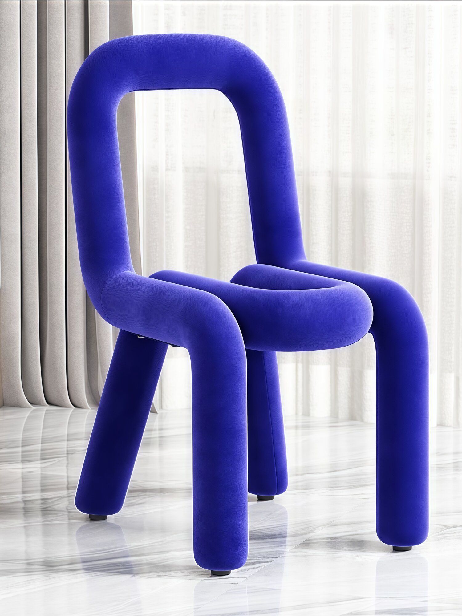Стул Elbow Creative Nordic Ins, ABS, 60х80х50 см, шоколадный