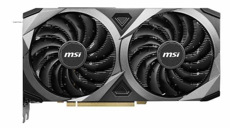 Видеокарта MSI GeForce RTX 3060 Ti (VENTUS 2X 8G OCV1 LHR) - PCI-E 4.0, 8 ГБ, GDDR6, 256 бит, HDMI, DisplayPort х3, GPU 1695 МГц