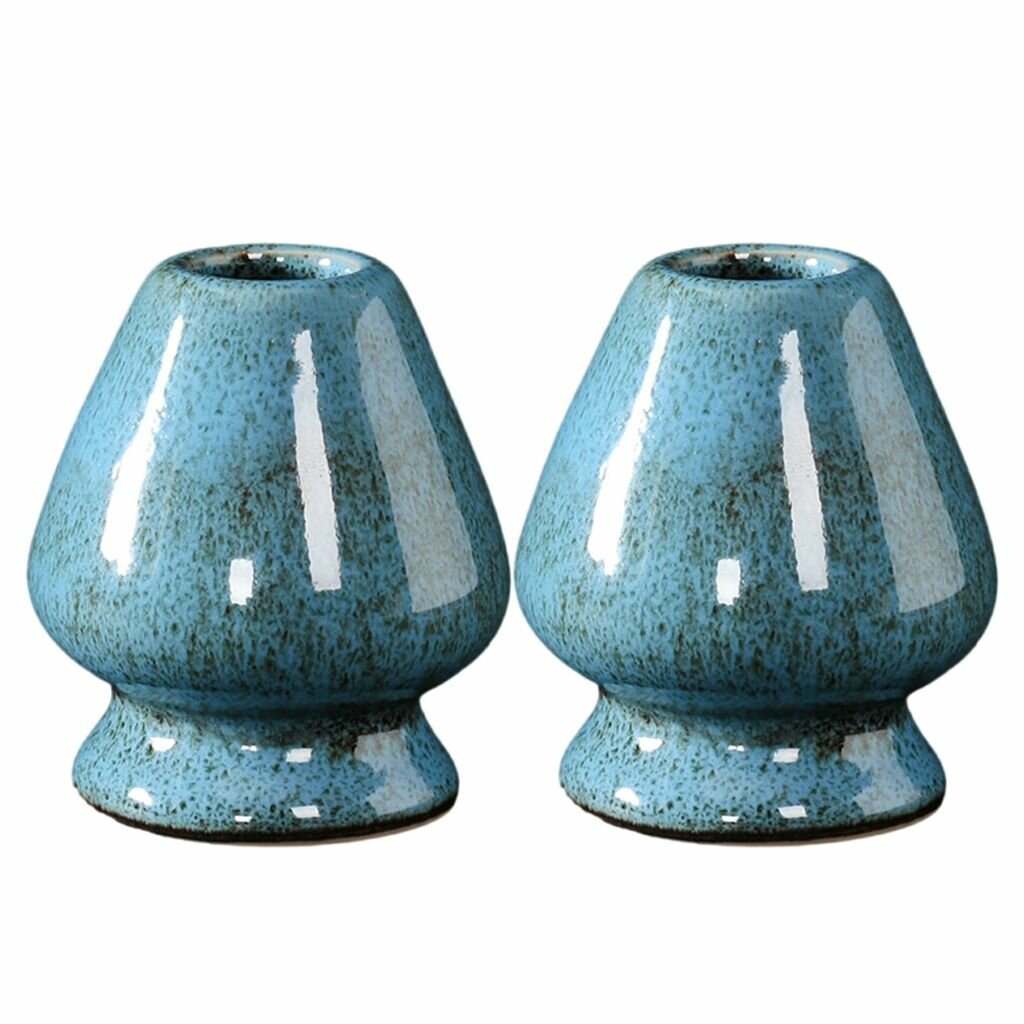 Способный для начинающих, Chasen Whisks Stand Matcha Settres, Синий