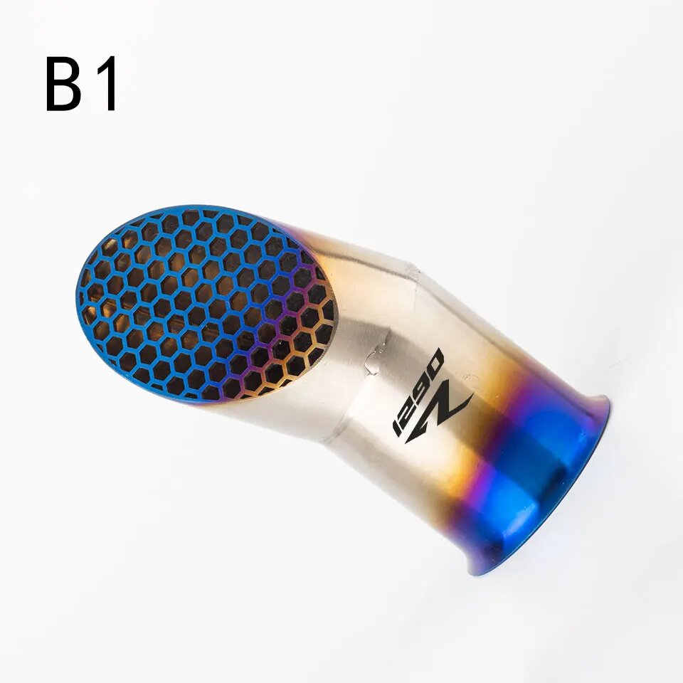 Для KTM 1290 Superduke R 2014 2015 2016 2017-2021 глушитель выхлопной трубы мотоцикла средняя труба 1290 SDR выхлопная труба 1290 GP, Синий