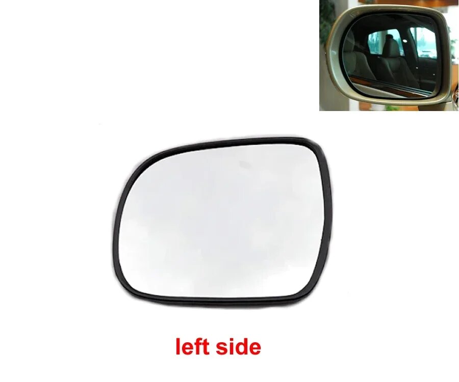 Для Lexus RX RX300 RX350 RX400 2006 2007 2008, автомобильные аксессуары, наружное боковое зеркало заднего вида, отражающее стекло, линза с подогревом, 1PCS left side