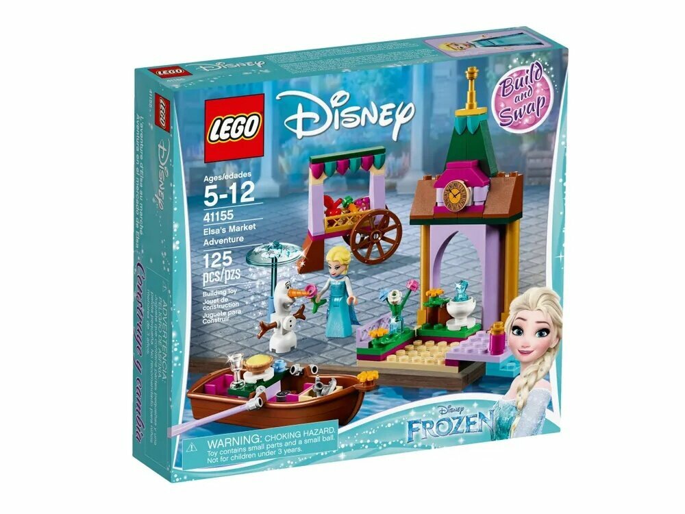 Лего Disney серия, LEGO 41155 Elsas Market Adventure, lego конструктор для мальчика, лего для девочек