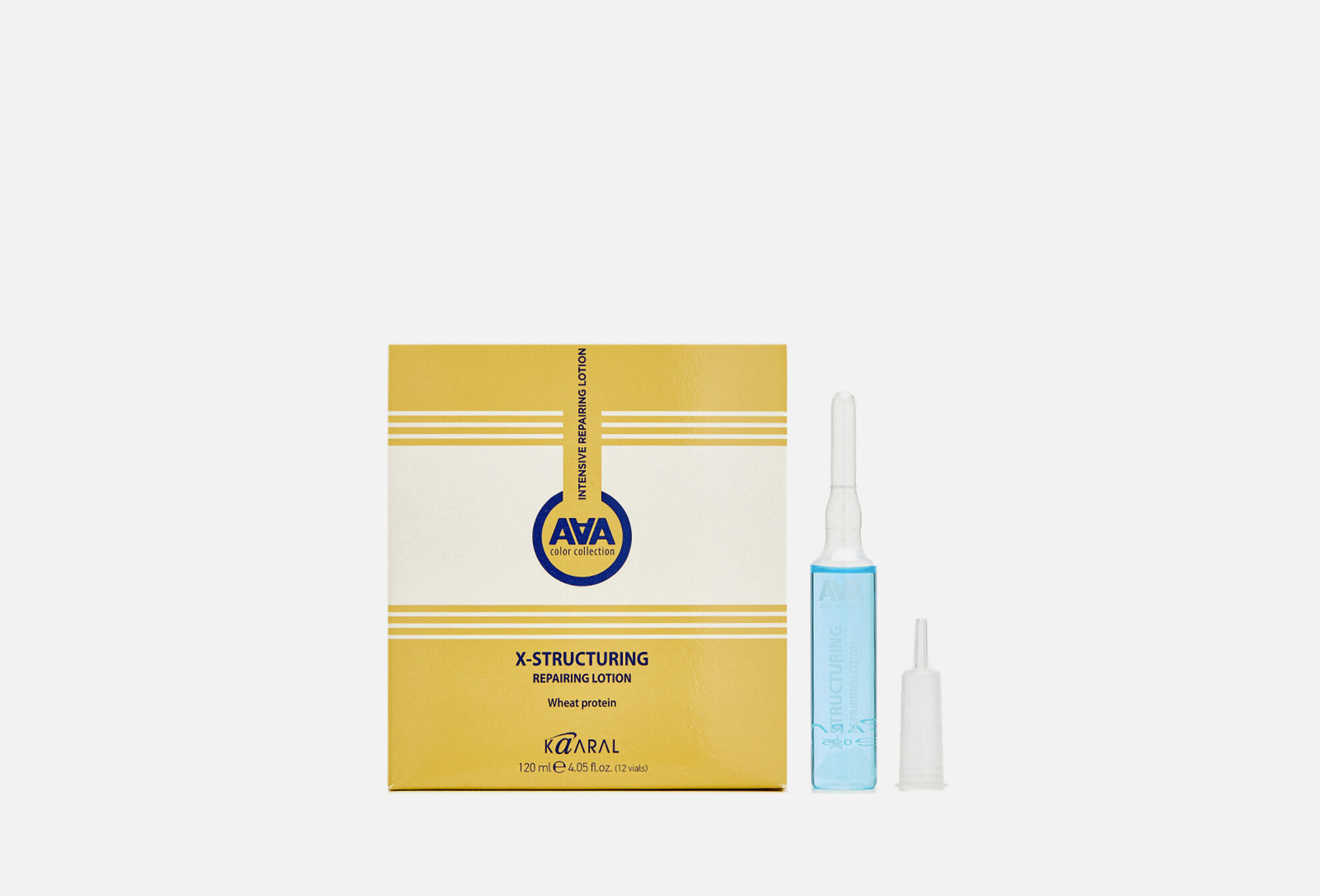 Лосьон для сильно поврежденных волос с пшеничными протеинами восстанавливающий KAARAL X-Structuring Repairing Lotion 10 мл