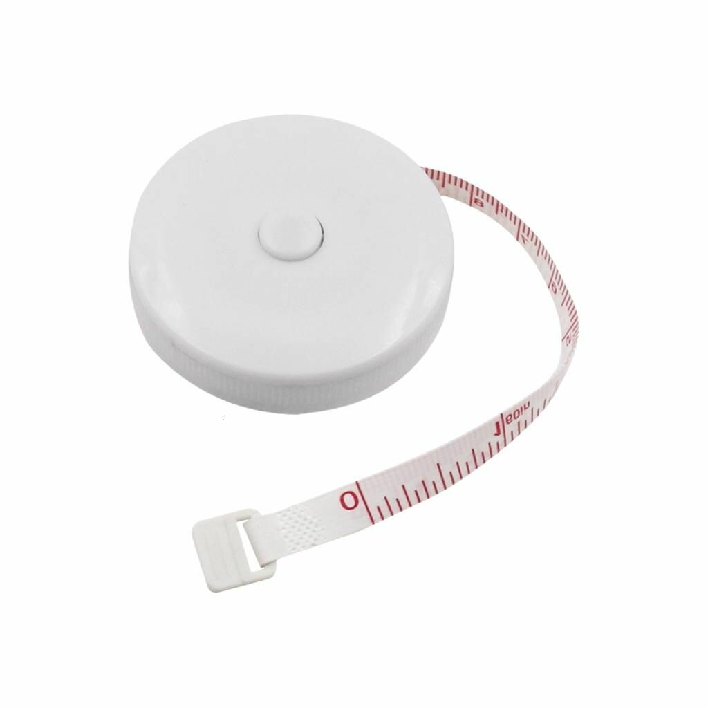 Набор инструментов, Автоматическая термоусадочная мини-рулетка-белый корпус, рулетка с красными буквами на белом фоне