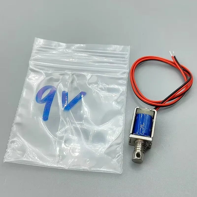 Мини электромагнит DC 3В-12В 8х10 мм DC 9V