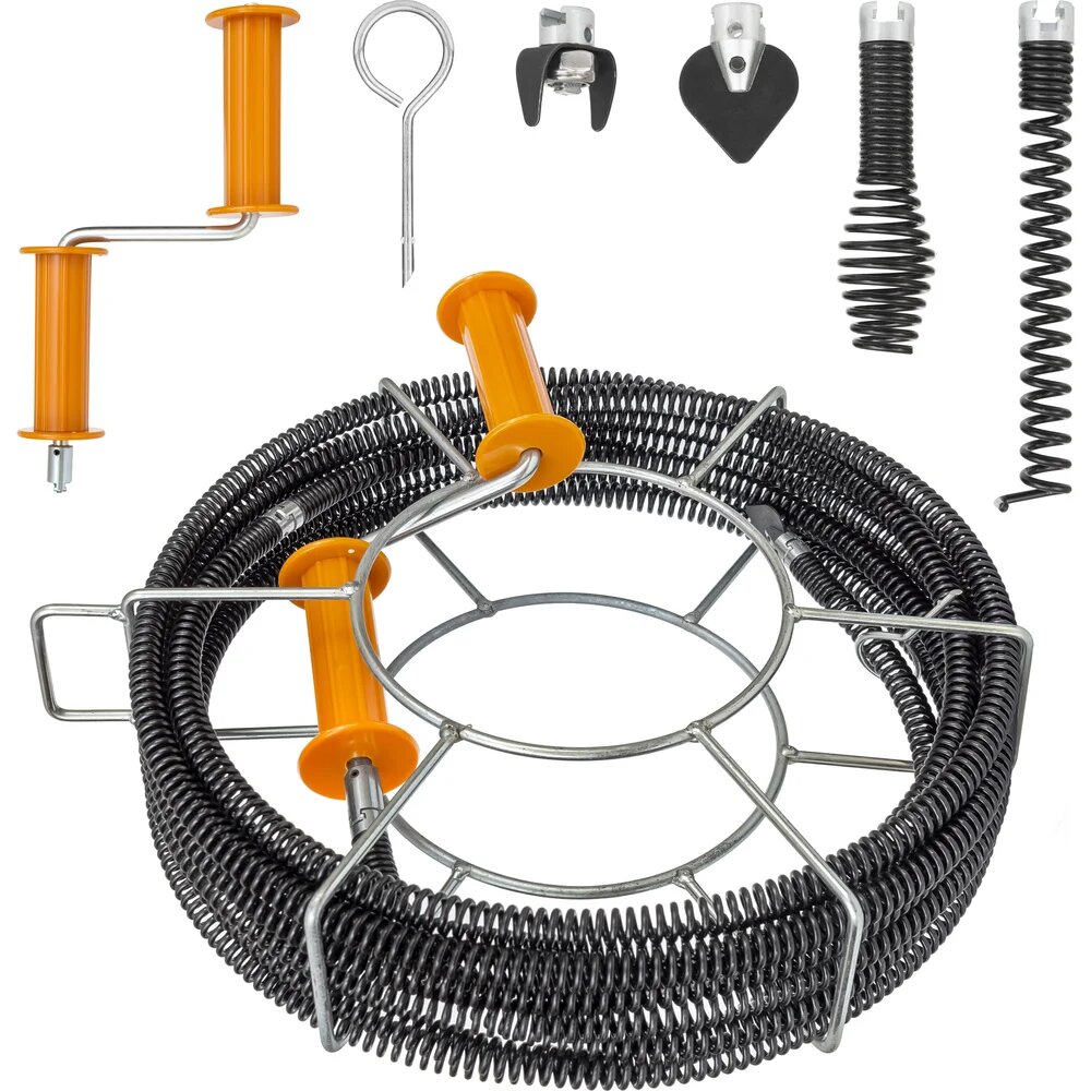 CROCODILE Набор для прочистки канализации до 110мм 20 метров. 50315-16-20Н