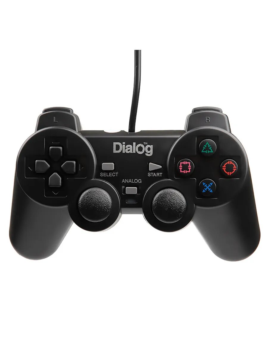 Геймпад проводной GP-A11 Action с эффектом вибрации черный