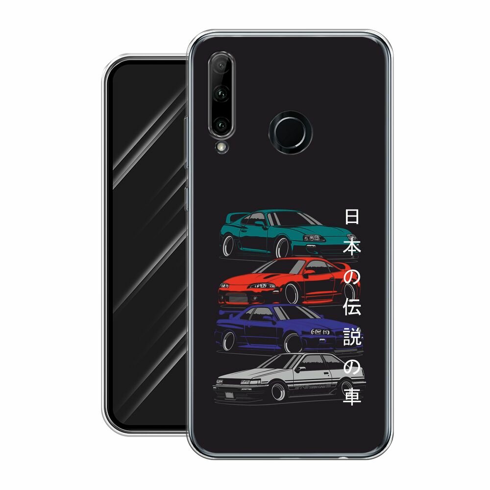 Чехол на Honor 10i/20 Lite 2019/20e/Huawei P Smart Plus 2019 / Хонор 10i с принтом "JDM Legend cars" — фото 1