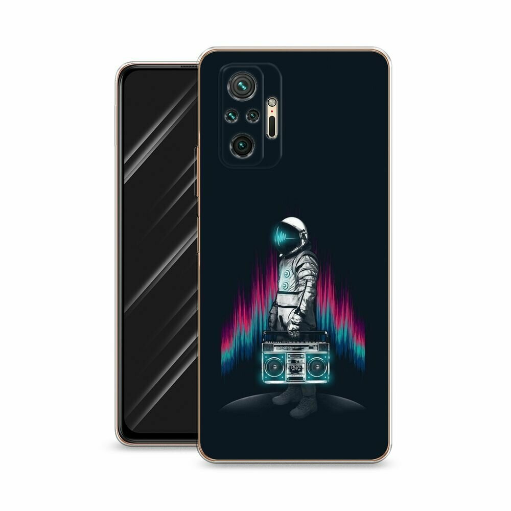 Чехол на Xiaomi Redmi Note 10 Pro / Сяоми Редми Нот 10 Pro с принтом "Космическая вечеринка" — фото 1