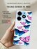 Чехол на Tecno Spark 10 Pro / Текно Спарк 10 Про с принтом "Взлетающие бабочки",...