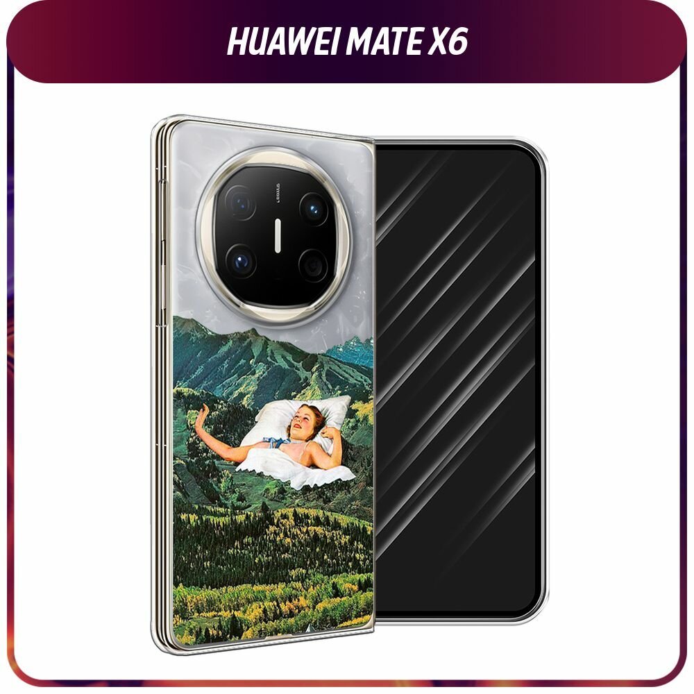 Чехол на Huawei Mate X6 / Хуавей Мате X6 с принтом Good morning, my darling