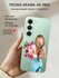 Чехол на Tecno Spark 40 Pro / Текно Спарк 40 Про с принтом "Букет для девушки", ...