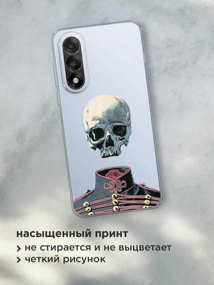 Чехол на OnePlus Nord 5 / Ван Плас Норд 5 с принтом "Гусар", прозрачный — фото 1