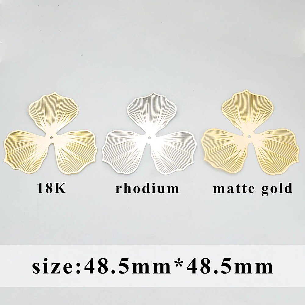 GUFEATHER подвески из 18-каратного золота с родиевым покрытием