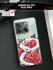 Чехол на OnePlus 10T / Ван плюс 10T с принтом "Белая змея в цветах", прозрачный