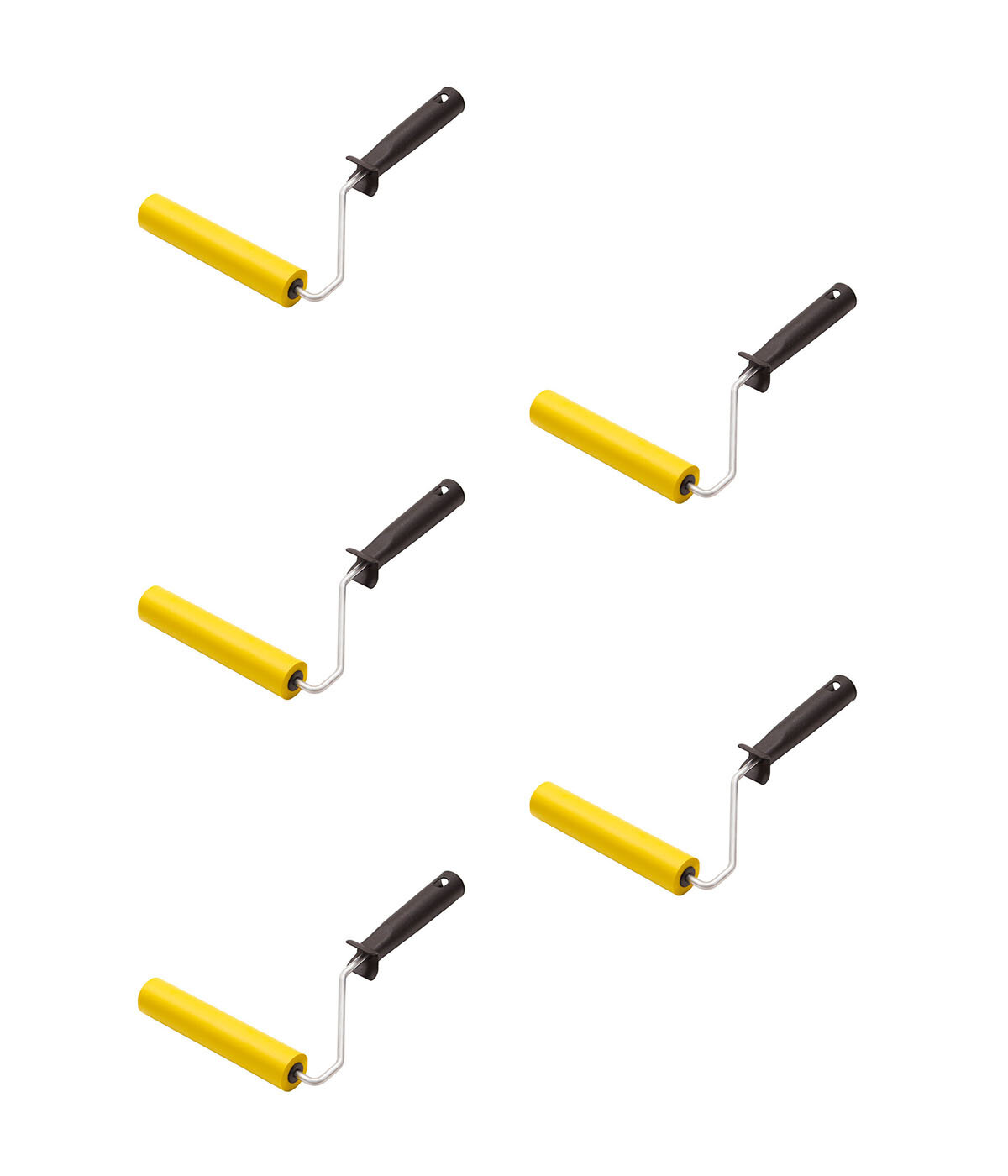 Валик резиновый 150 мм с ручкой (5 шт.)