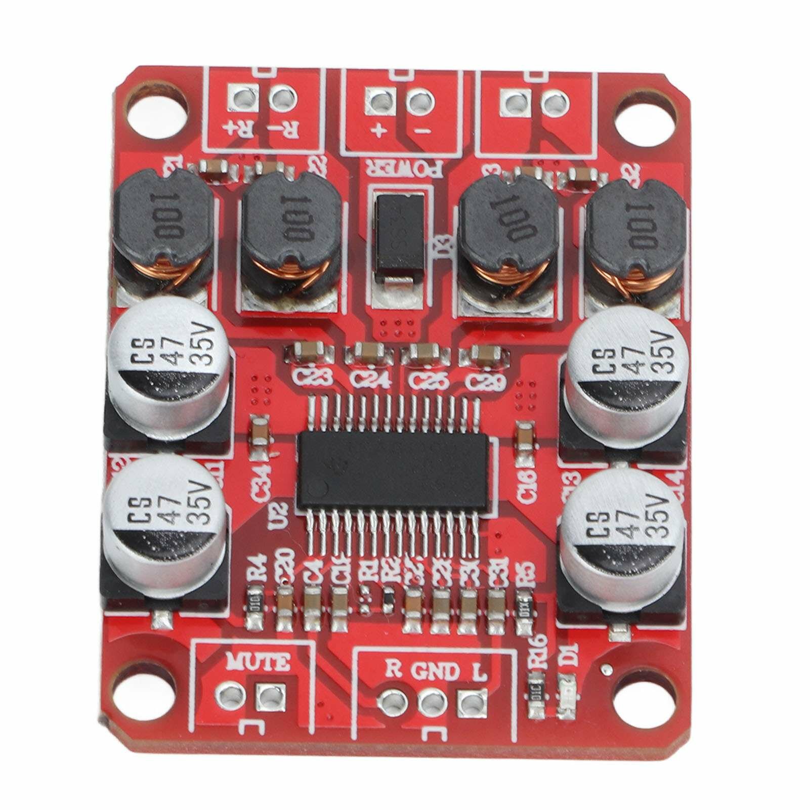 Плата усилителя мощности TPA3110 2X15 Вт, двухканальный стерео цифровой усилитель мощности, модуль платы для компьютера
