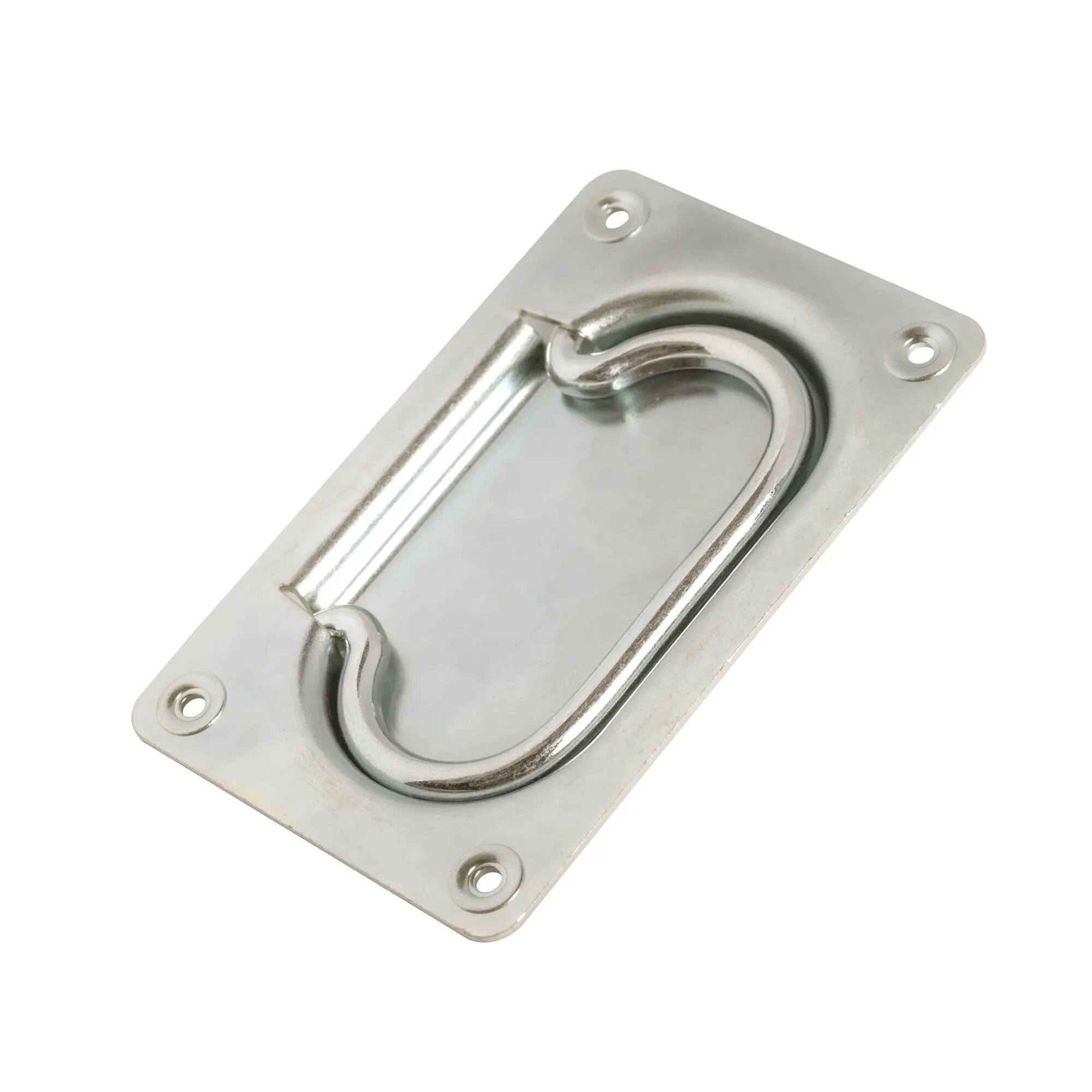 Металлист Ручка откидная 140x90 мм, металлический корпус, крепление под винты, для мебели