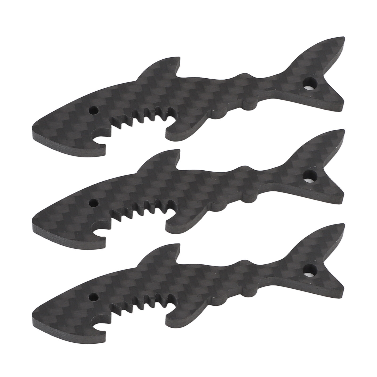 3 шт. Акула открывалка для бутылок пива углеродное волокно милый многофункциональный открывалка для бутылок брелок для бара KTV Home