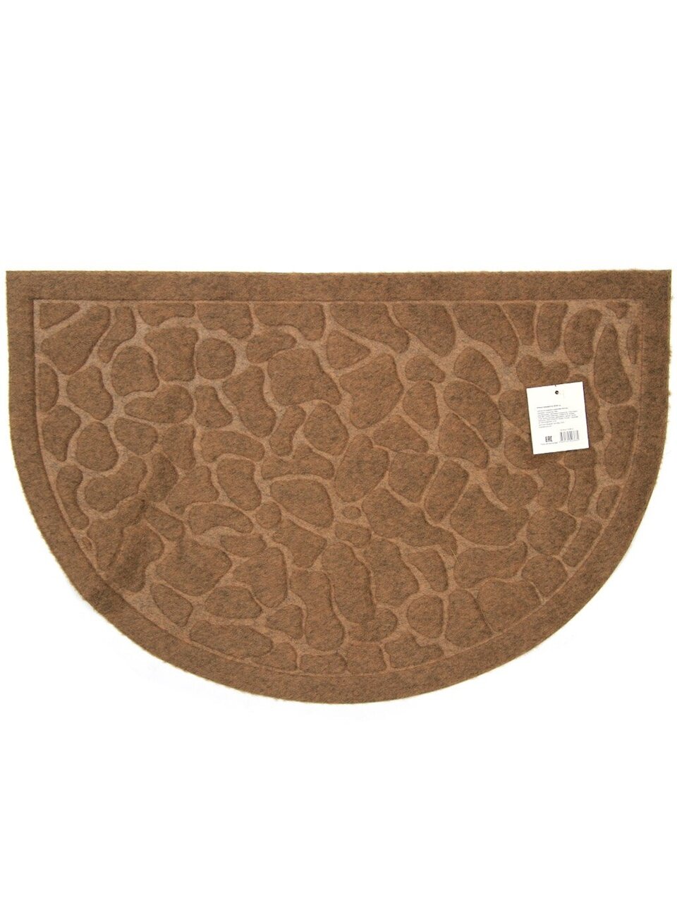 Коврик придверный в прихожую грязезащитный, 40х60 см, бежевый