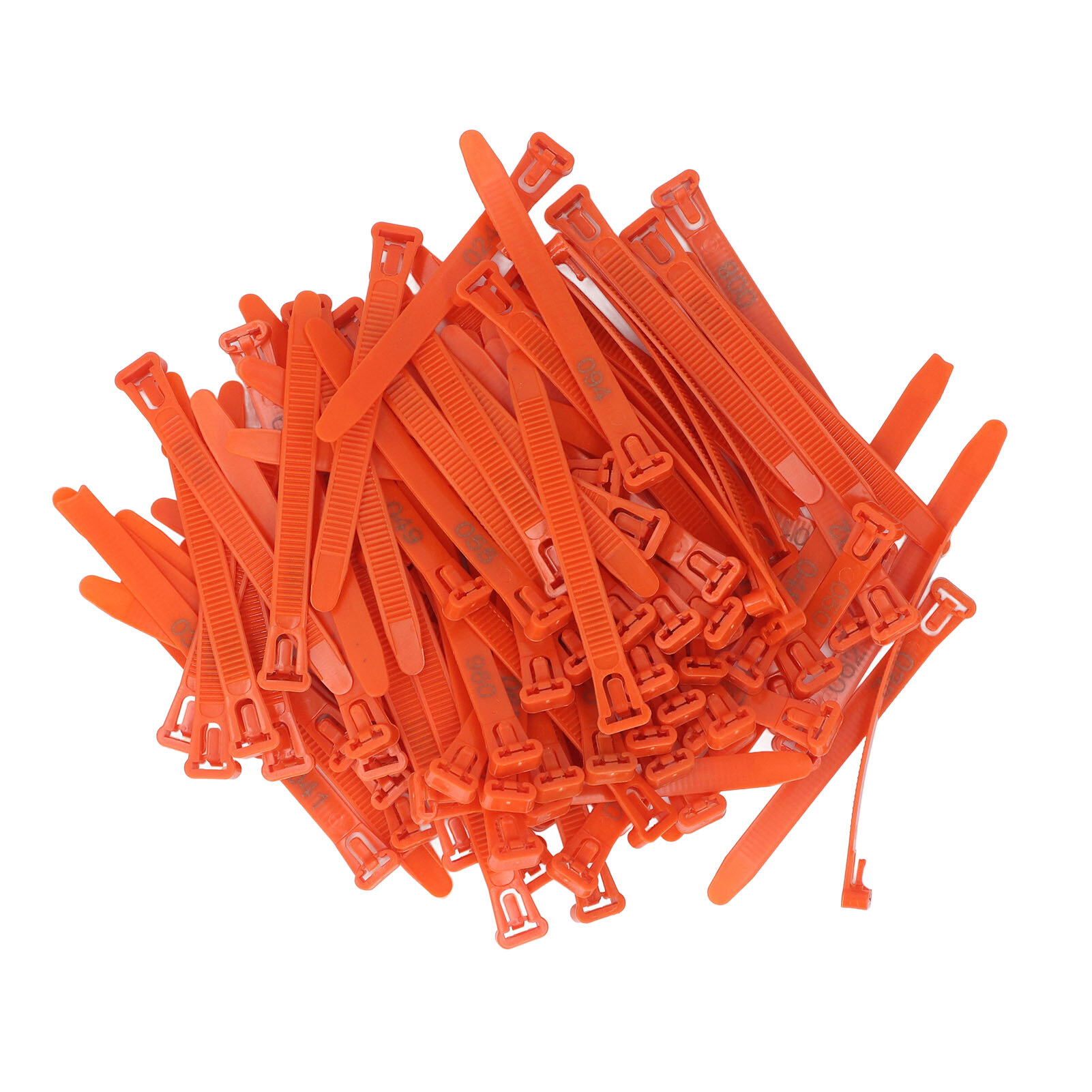 Кольца для куриных ножек 1-100 пронумерованные идентификационные бирки для куриц многоразовые для уток, цыплят, кур, голубей, гусей, оранжевые