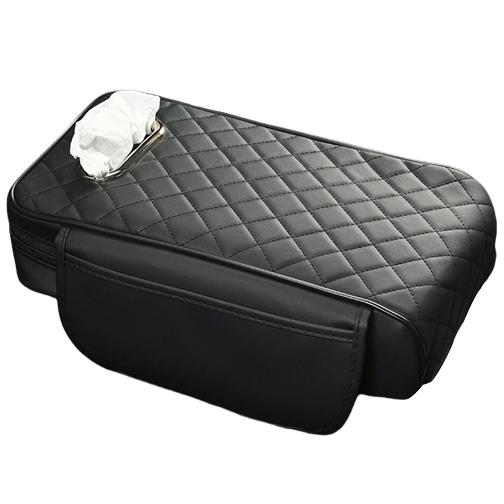 Подушки-Чехлы для Подлокотников из Микрофибры с Карманами Для хранения Протектор Подлокотника Автомобиля для Комфорта в салоне автомобиля