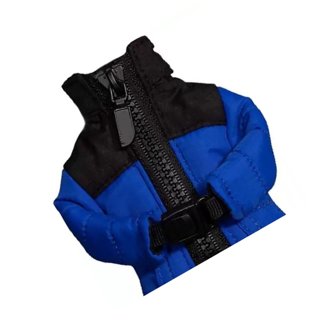 Мини-брелок для одежды с подвеской из пуха-Синий