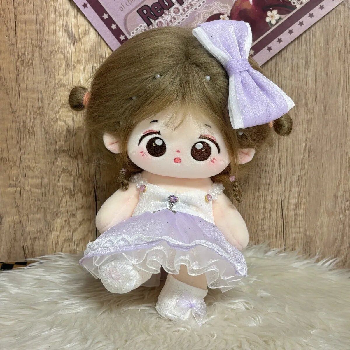 LEI-Doll Кукла Kawaii Idol Star Мягкие игрушки Кукла из хлопка 20 см+ С комплектом одежды