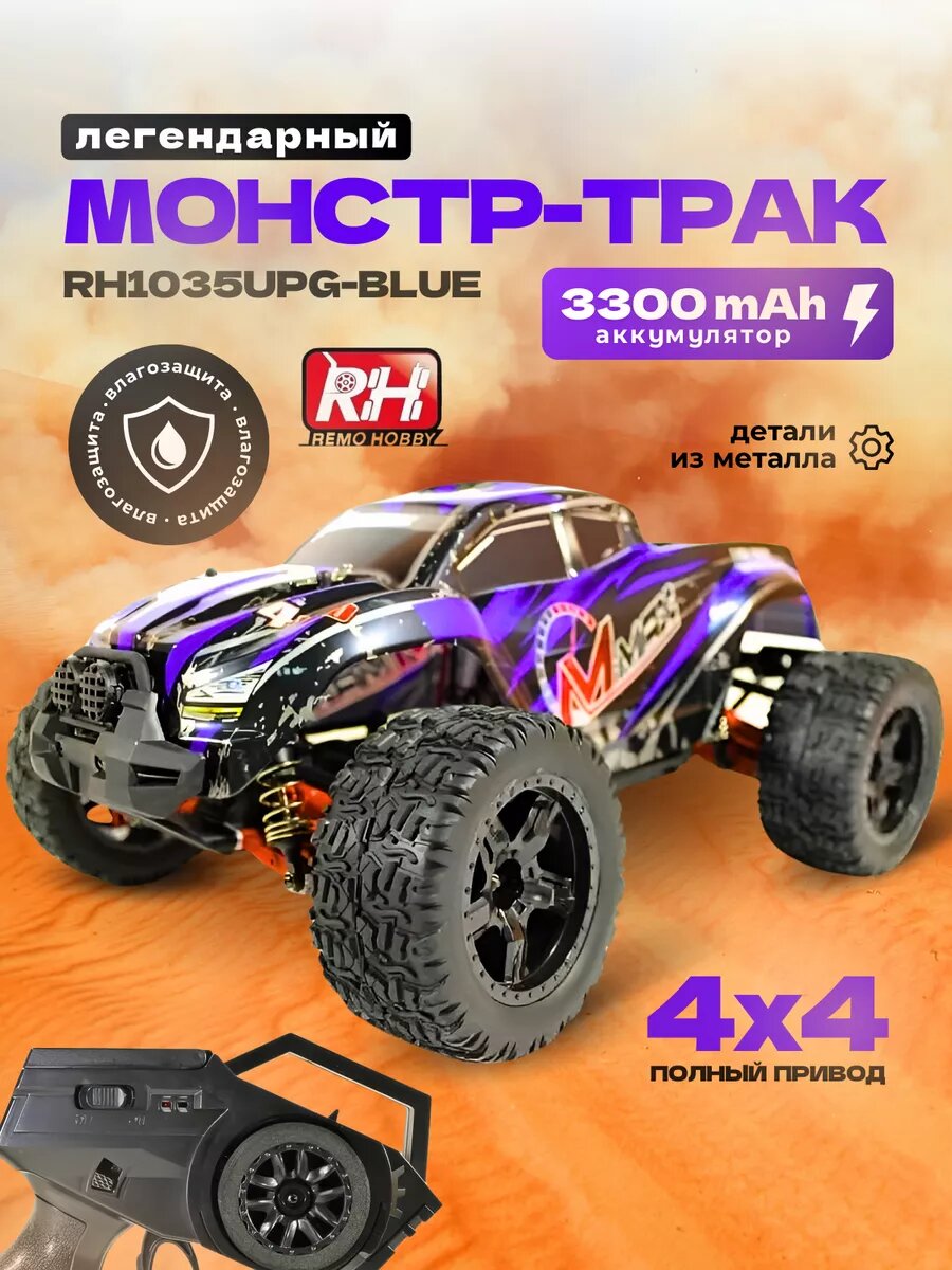 Радиоуправляемая машинка MMAX RH1035 UPG Blue