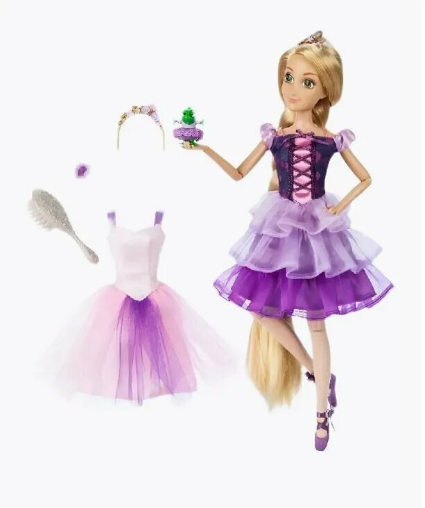 996644 Кукла Принцессы Рапунцель балерина с набором 30см