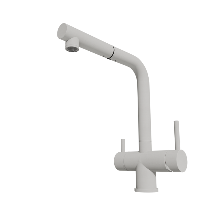 Смеситель для кухни Emar Quartz ЕСВ 7017 агат