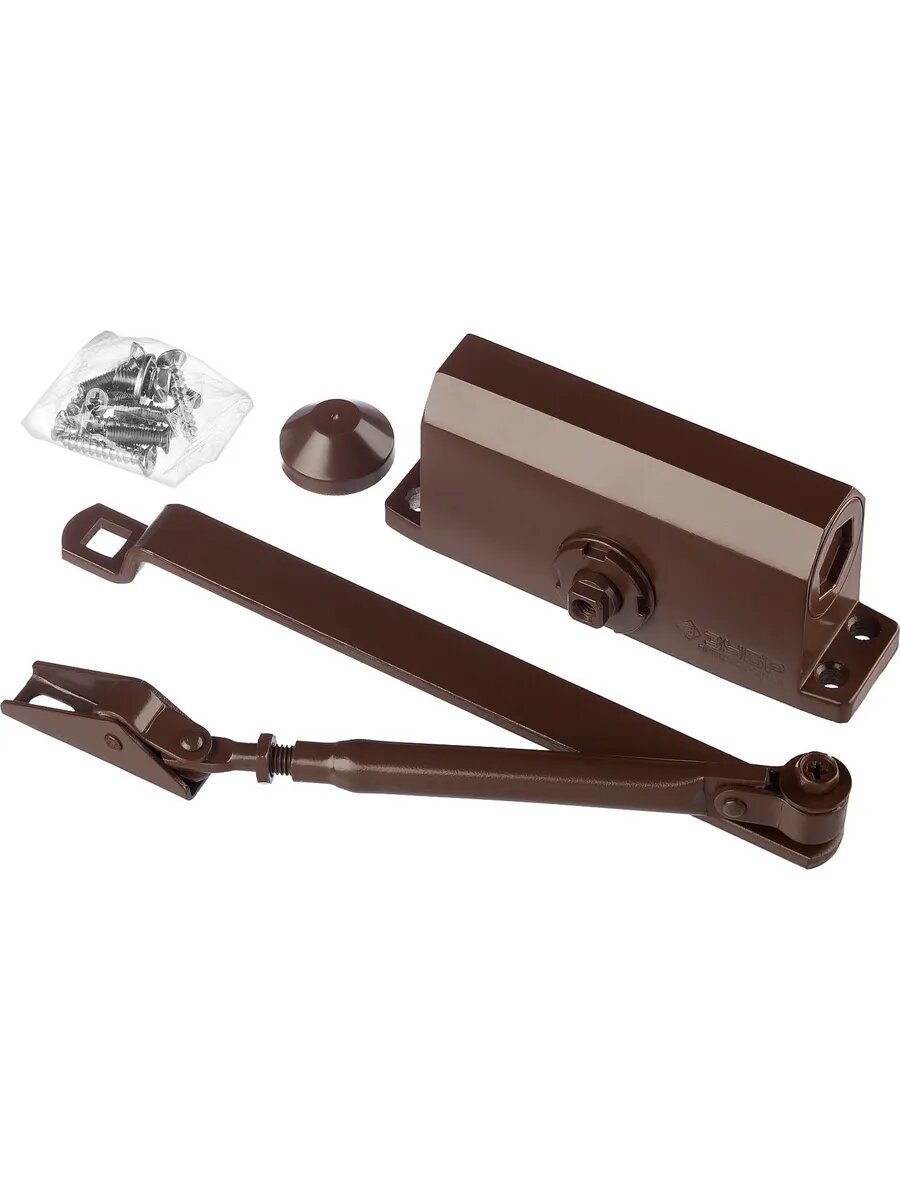 До 40 кг, цвет коричневый, дверной доводчик, Профессионал