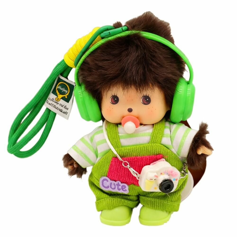 Мягкая кукла Монки со сменной одеждой, плюшевый брелок для авто и сумок